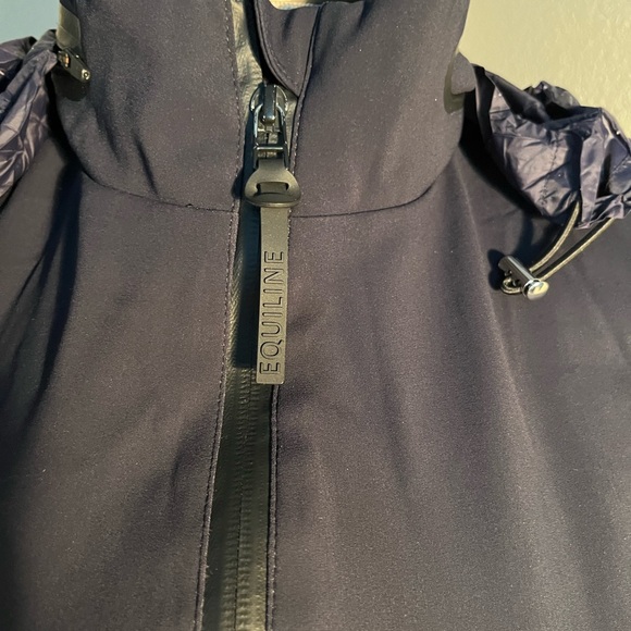 equiline | Jackets & Coats | Equiline Dark Blue Jacket For Luxury ...